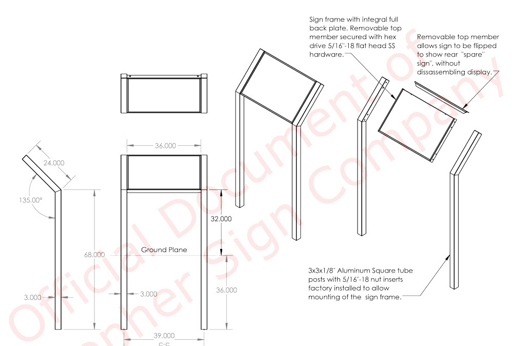Construction Architectural Drawings - Gopher Sign